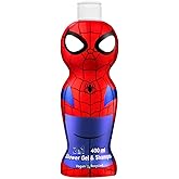 Marvel Spiderman Kids 2-in-1 Bubble Bath & Shampoo - 3D Figure - Gentle ...