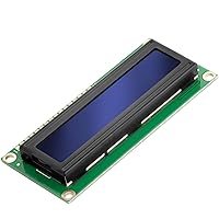 Waveshare 1602 LCD I2C Display Module, White Color with Blue Background 16x2 Characters LCD für ...