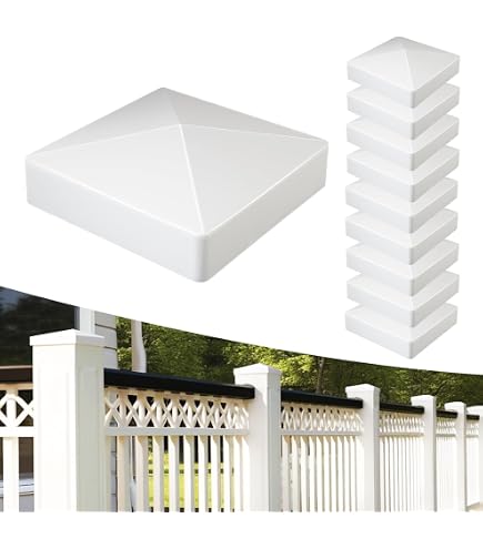 Vinyl Fence Post Caps 5x5