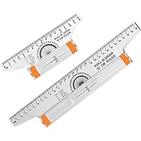 Dream Xplore Roll N Draw Ruler Combo (16 cm and 30 cm) Plastic Drafting ...