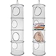 Hanging Mesh Storage Bag, 2PCS Hanging Soft Toy Storage, Teddy Hanging ...