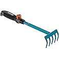 GARDENA combisystem Flower Rake: Five-tined hand rake for raking and ...