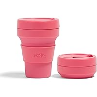 STOJO On-The-Go Biggie Collapsible Coffee Cup - 16oz / 473ml - Reusable ...