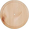 Walnut Hollow Pine Wood Clock Face-11-inch Round : Amazon.co.uk: Home ...