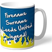 Personalised Player Figure 11oz Mug for Leeds United FC Fans, Great for ...