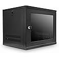 LMS Data Server Rack Data Cabinet - 9U 550mm Deep Wall Mounted 19 Inch ...