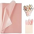 Pink Metallic Tissue Paper, 20 Sheets Pearlescent, 50x35m Packing Gift ...