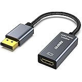BENFEI HDMI to DisplayPort Adapter, HDMI Source Device Laptop/PC/Game host to DisplayPort ...