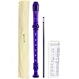 World Rhythm WR-804 Descant School Recorder with Bag, Cleaning Rod and ...