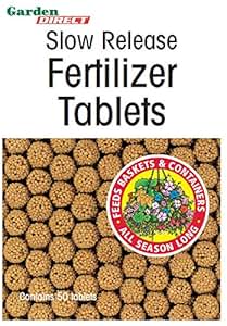 Slow Release Fertilizer Tablets (200 Tablets): Amazon.co.uk: Garden ...
