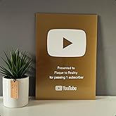 Generic Customizable Youtube YT Play Button/Playbutton for Creators ...