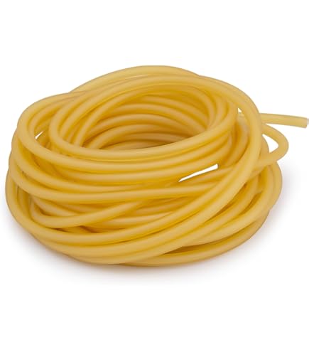Sling Shot Rubber Tubing StonyLab Natural - Super Stretchy 3/8" OD Tube ...