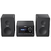 SHARP XL-B720D(BK) Tokyo DAB+ All-In-One Hi Fi Music System, Sound ...