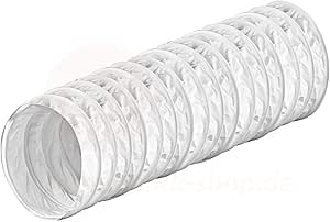 PVC Flexible Tubing 100 mm Diameter 10 cm Pipe 3 M Metre Long Flexible ...