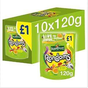 Rowntree's Randoms Sweets Sharing Bag 120g x Case of 10 : Amazon.co.uk ...