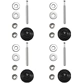 Ouligay 2Pcs Quick Release Latch Universal Aluminum Vehicle Hood Pins ...