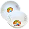 PORTION CONTROL BOWL, PORCELAIN SET OF 2 for Weight Loss, Diabetes and ...