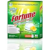 FORTUNE Dishwasher Tablets, 5 in 1 Action, Fresh Scent, 30 Count ...
