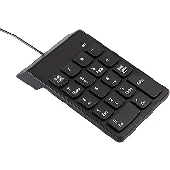 Amazon.in: Buy USB Numeric Keypad (Black) for Dell laptop Online at Low ...