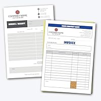 Personalised A4 Duplicate Invoice Book • Order Book • NCR Pad • Receipt Pad • 50 sets • full ...