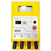 WACO Digital Earth Tester 4TERMINAL(0-10-1000 OHM) Without KIT, Yellow ...
