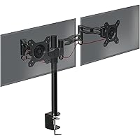 Duronic Dual Monitor Stand Arm PC Desk Mount Riser DM252 Double Height ...