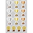 Large Trophy Reward Stickers + Runners Up Stickers - Ideal For Sports ...