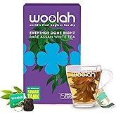 Woolah Artisanal Assam Green Tea, Organic Bagless Tea Dip (15 Dips /30 ...