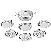 MILTON Pro cook Stainless Steel Multipurpose Kadai with Lid (2 ...