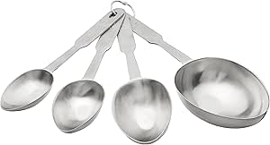 Norpro Stainless Steel Measuring Scoop, Set of 4 : Amazon.co.uk: Home ...