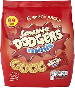 Jammie Dodgers Minis 6 Pack, 120 g: Amazon.co.uk: Grocery