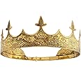 Royal Crown Hair Jewelry King Tiara for Men Metal Large Tiaras for ...