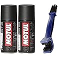 Technolube Motul Trenzfest Chain Clean C1, 150ml and C2 Chain Lube ...