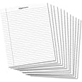 amazon basics Wide Ruled 10.5x8.5 - Inch 50-Sheet Lined Writing Note ...