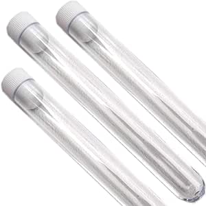 6 Inch Test Tubes with White Tops (Pack of 10) : Amazon.co.uk: Business ...