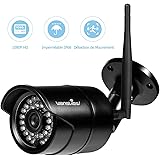 Caméra Surveillance WiFi, Netvue Full HD 1080P Caméra IP sans Fil avec ...
