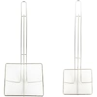 Fine Mesh Deep Fryer Oil Skimmer/Strainer – Professional Set of Two ...