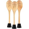 3 Pieces Golden Spoon Award Trophies Set with Base, 1st 2nd 3rd Place ...