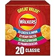 Walkers Classic Variety Multipack Crisps Box 20x25 g : Amazon.co.uk: Grocery