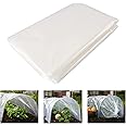 2 x 6M Heavy Duty Polythene Sheeting, 125Mu/500g Extra Thick Plastic Sheeting Clear Garden Grow ...