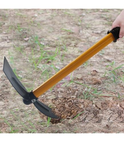 Hollow Garden Hoe - Heavy Duty Triangle Weed Hoes For Gardening,55 ...