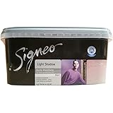 Signeo Bunte Wandfarbe, LIGHT SHADOW, Lila-Grau, matt, elegant-matte ...