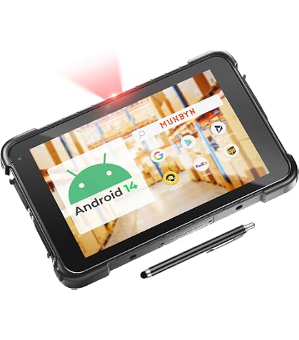 Barcode Scanner MUNBYN Rugged Windows Tablet With | 8