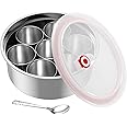 Gatphy Authentic Indian Spice Tin Stainless Steel Large Curry Cooking ...