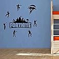 DIY Black FORTNITE Wall Stickers self-adhesive bedroom living room ...