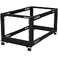 StarTech.com Rack Serveur Mobile 8U à 4 Montants, Rack Réseau 19" avec ...