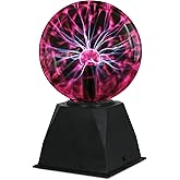 Riserva 6 Inch Magic Plasma Ball, Touch and Sound Sensitive Globe ...