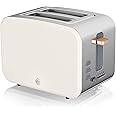 Swan Nordic Breitschlitz-Toaster mit 2 Scheiben, 3 Funktionen, 6 ...