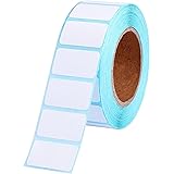 Plain white sticky labels, 800 pcs Blank Thermal Label Stickers Self ...
