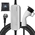 EVSEdesigner Typ 2 Ladekabel Schuko Mobile Wallbox 3,6kW Einstellbarer Strom 10/13/16Ampere mit ...
